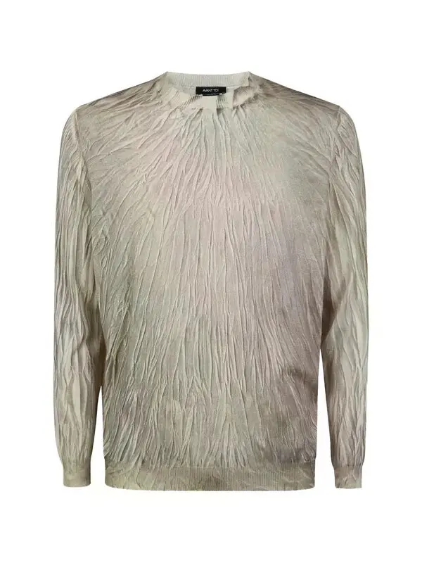 Avant Toi Textured Long Sleeve T-shirt