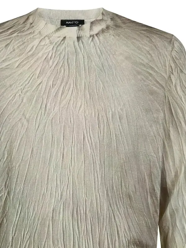 Avant Toi Textured Long Sleeve T-shirt