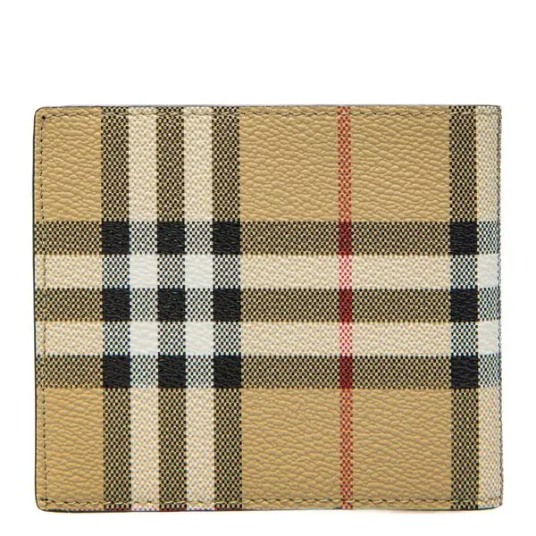 Burberry Vintage Check Bifold Wallet - Nude