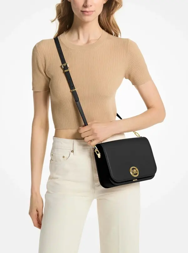 Michael Kors Delancey Medium Messenger Bag With Chain Strap