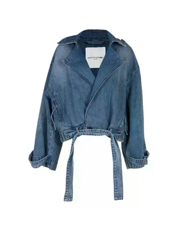 Brandon Maxwell Regan Denim Jacket