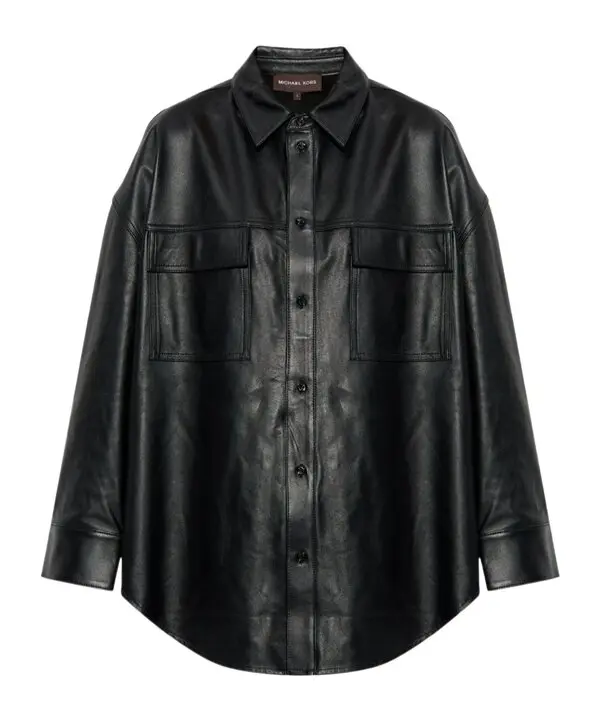 Michael Kors Long Sleeve Shirt With Chest Pockets