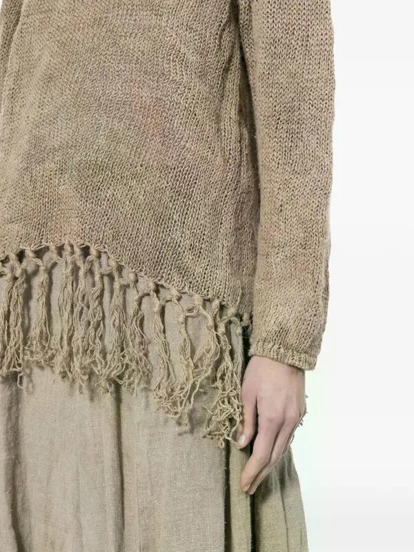 Comme Des Garçons Fringed Hem Sweater