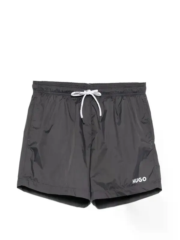 Hugo Logo-print Swim Shorts
