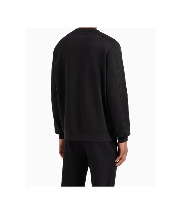 EA7 Logo Tape Crewneck Sweatshirt
