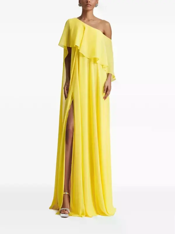 GEMY MAALOUF One-shoulder Ruffled Dress