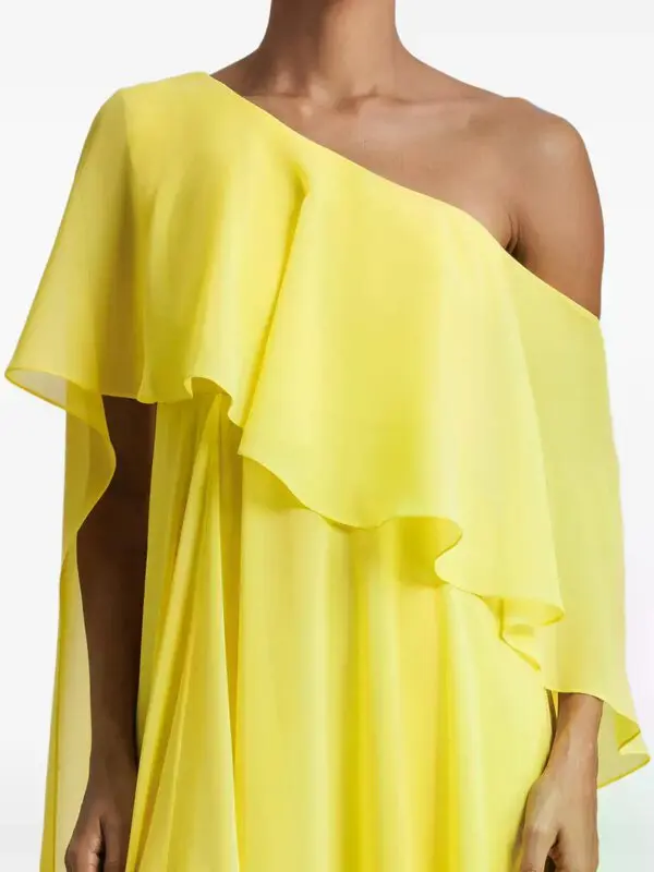 GEMY MAALOUF One-shoulder Ruffled Dress
