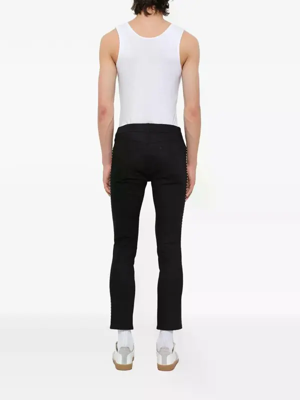 Alexander McQueen Studded-trim Jeans