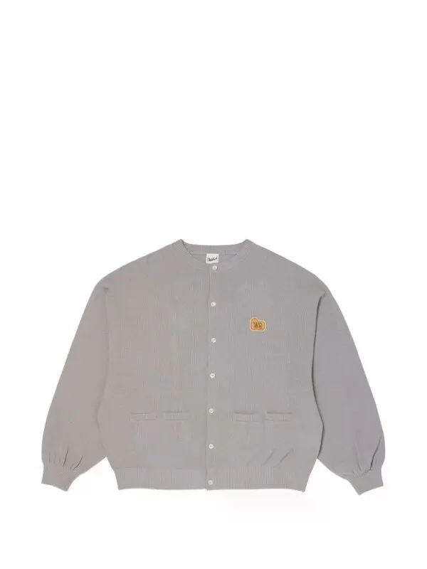 Woolrich Cotton Pique Logo-patch Cardigan