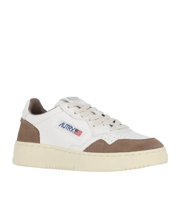 AUTRY Medalist Low Sneakers - White/brown