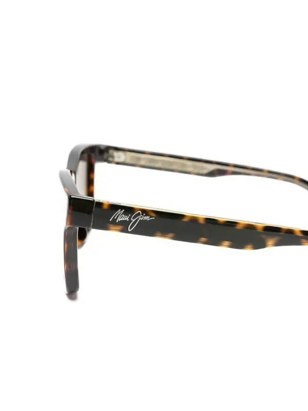 Maui Jim Tortoiseshell-effect Square-frame Sunglasses