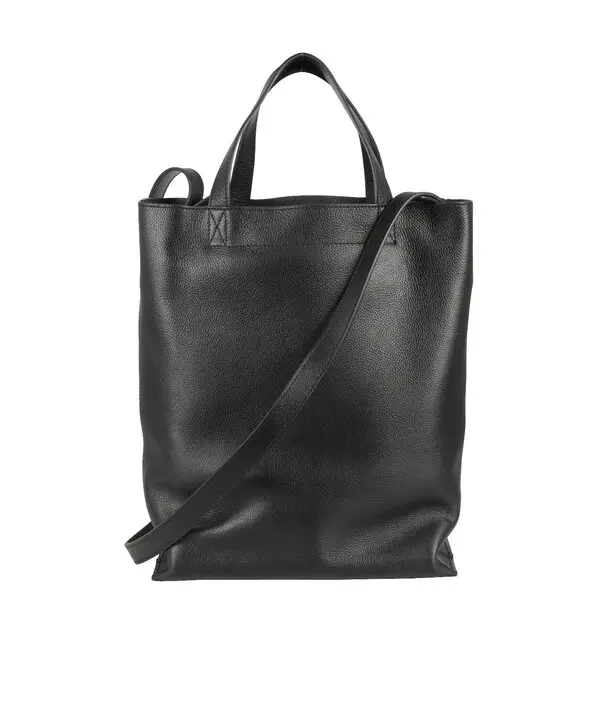A.p.c. Medium Maiko Leather Tote Bag - Black