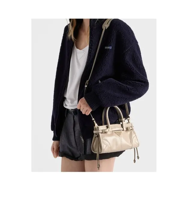 Prada Bonnie Leather Mini Handbag