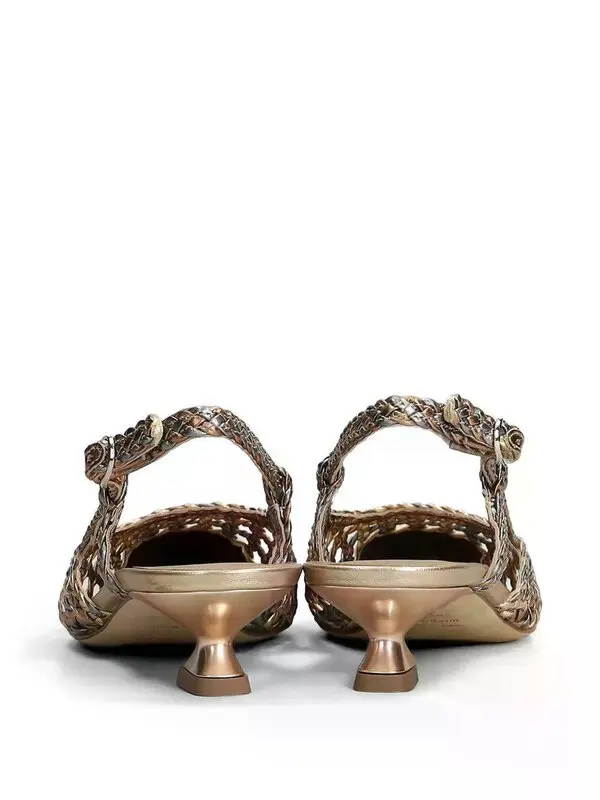 THE SELLER Woven Slingback Pumps