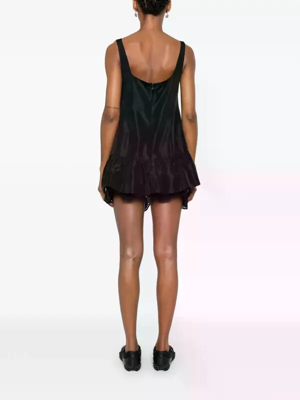 Simone Rocha Asymmetric Neck Ruffled Top