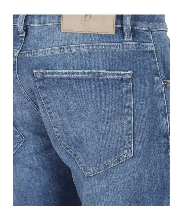 PT TORINO Belt Loop Jeans - Blue