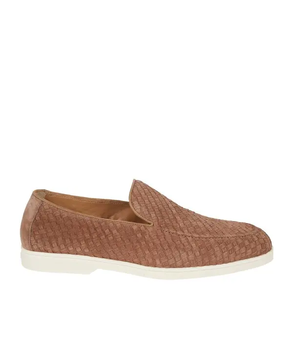 DOUCAL'S Round-toe Loafers