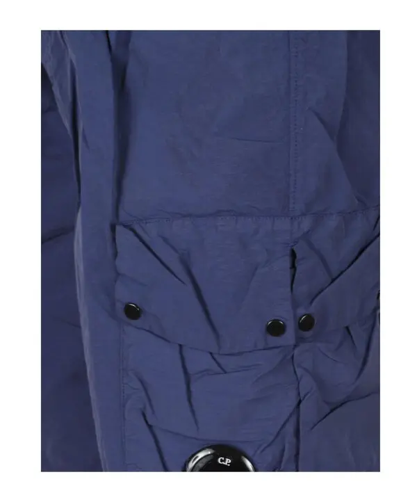C.P. COMPANY Lens Detail Cargo Shorts - Blue