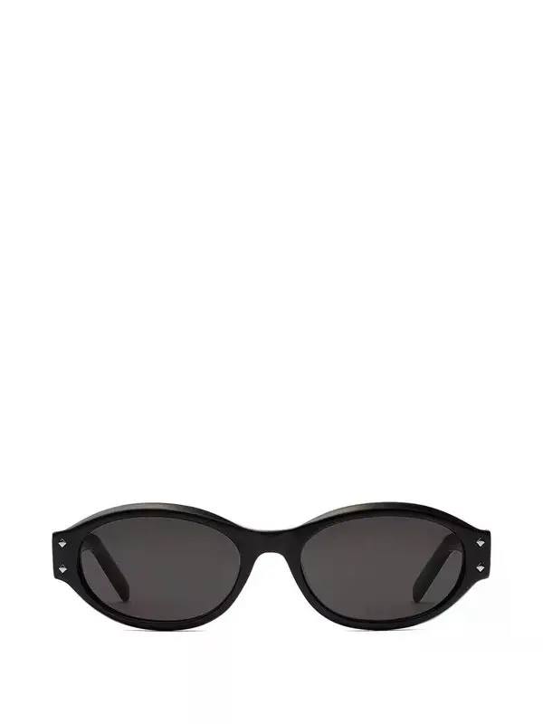 Mcm Oval Frame Sunglasses - Black