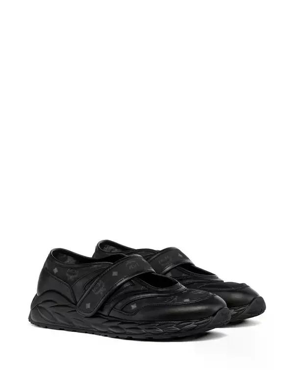 Mcm Skywander Monogram-print Touch-strap Sneakers