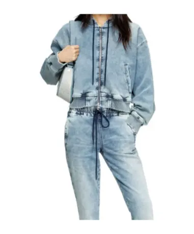 DIESEL® De-giri-crop Jogg Zipped Hoodie