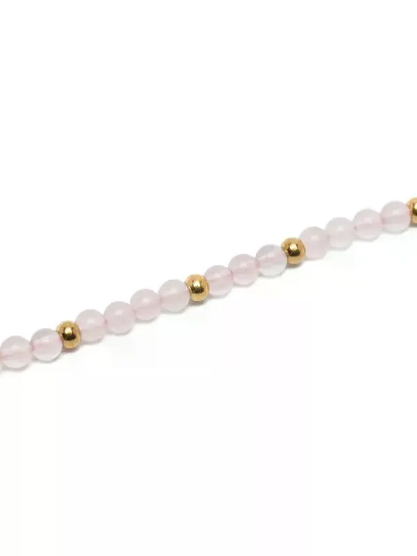 COLLANINE COLORATE Beaded Necklace With Rose Quartz