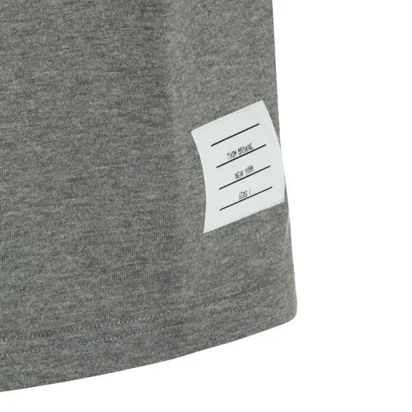 Thom Browne Striped Sleeve T-shirt - Light Gray