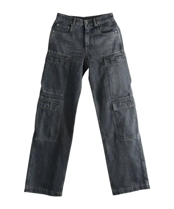 Rick Owens Denim Cargo Trousers