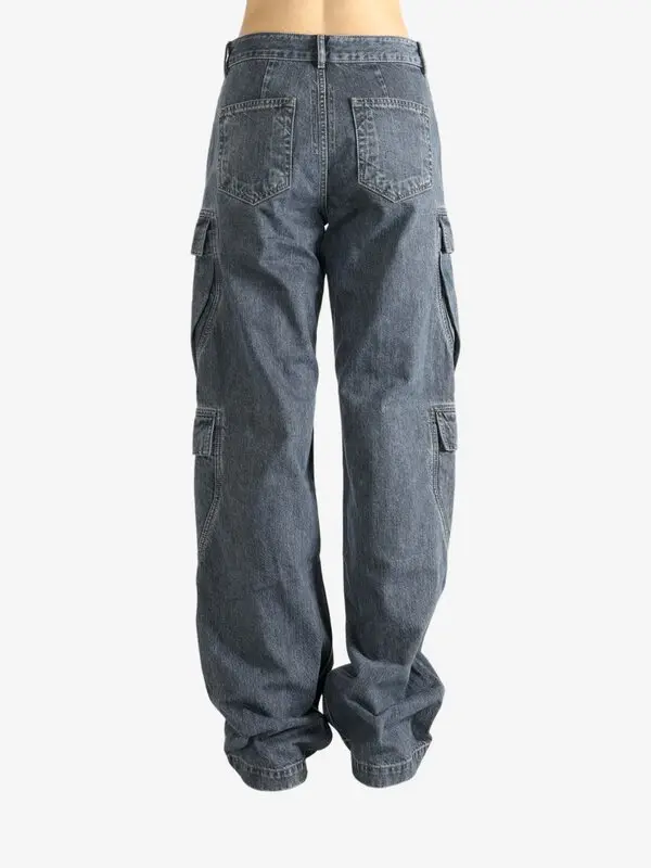 Rick Owens Denim Cargo Trousers