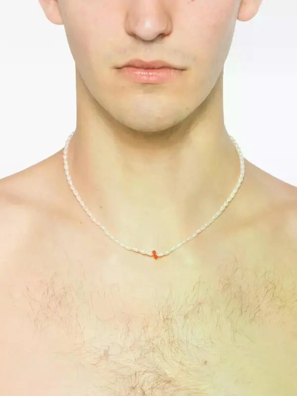 COLLANINE COLORATE Pearl Coral Necklace