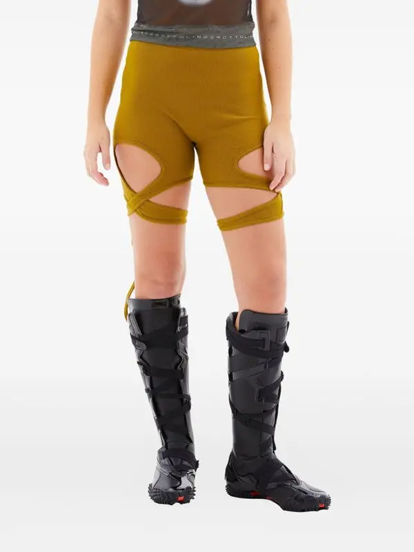 Ottolinger Knitted Shorts With Tie-up Design