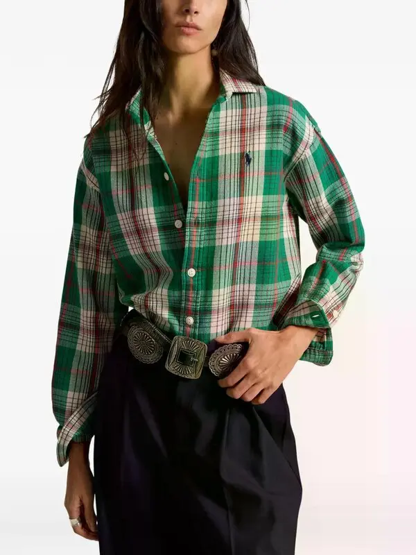 Polo Ralph Lauren Cotton Twill Plaid Shirt