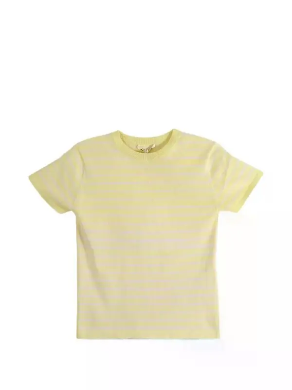 Auralee Striped Cotton T-shirt