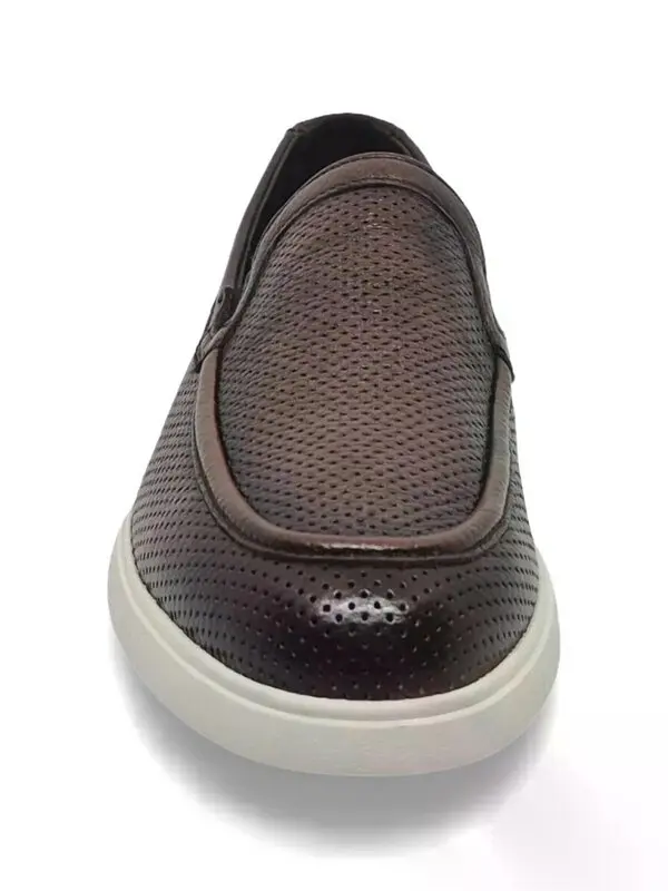 BARRETT Perforated Leather Loafers