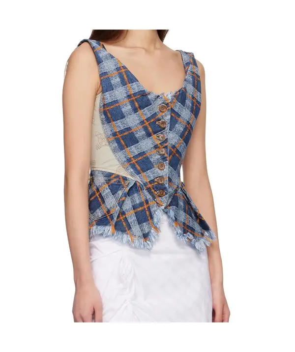 VIVIENNE WESTWOOD Check Pattern Vest