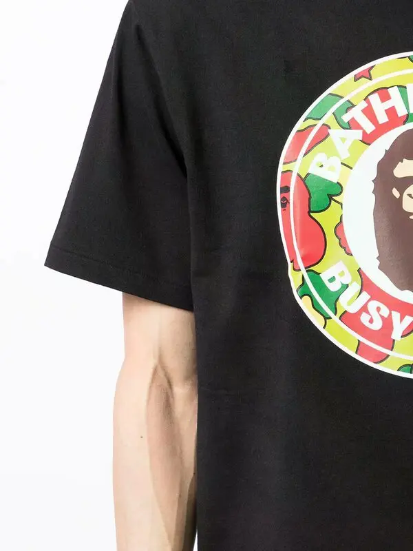 A BATHING APE Logo-print Cotton T-shirt