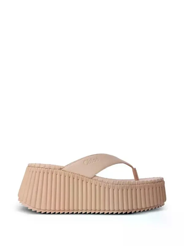 Chloé Logo-debossed Sandals