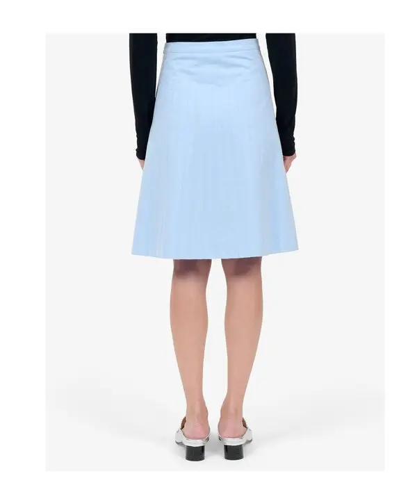 MAISON MARGIELA High-waisted Striped Skirt