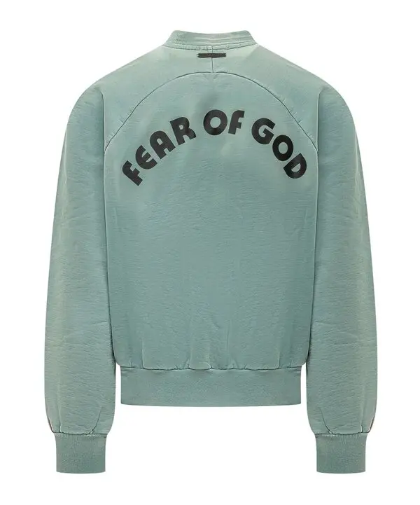 Fear Of God Crewneck Sweatshirt With Letter Print
