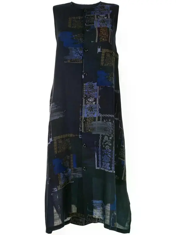Y’s Abstract Print Knitted Dress