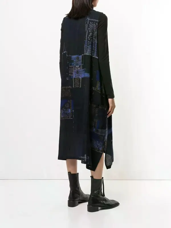 Y’s Abstract Print Knitted Dress