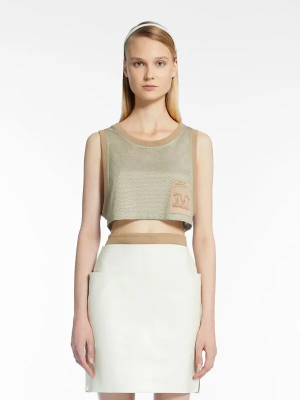 Max Mara Mesh Logo Vest