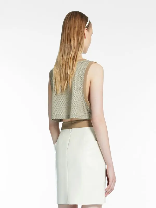 Max Mara Mesh Logo Vest