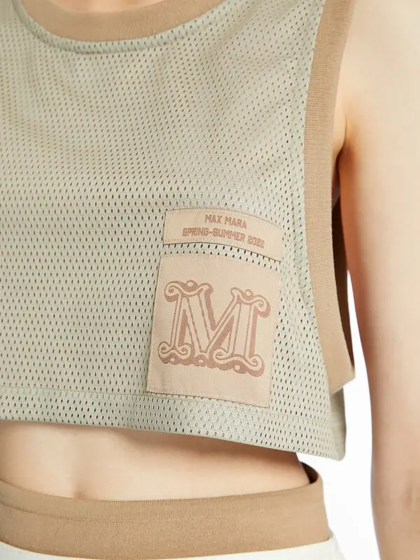 Max Mara Mesh Logo Vest