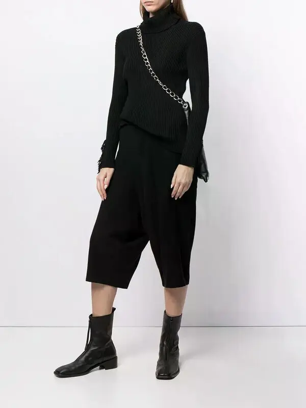 Y’s Ribbed Fringed Jumper