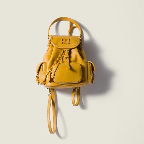 Miu Miu Leather Backpack