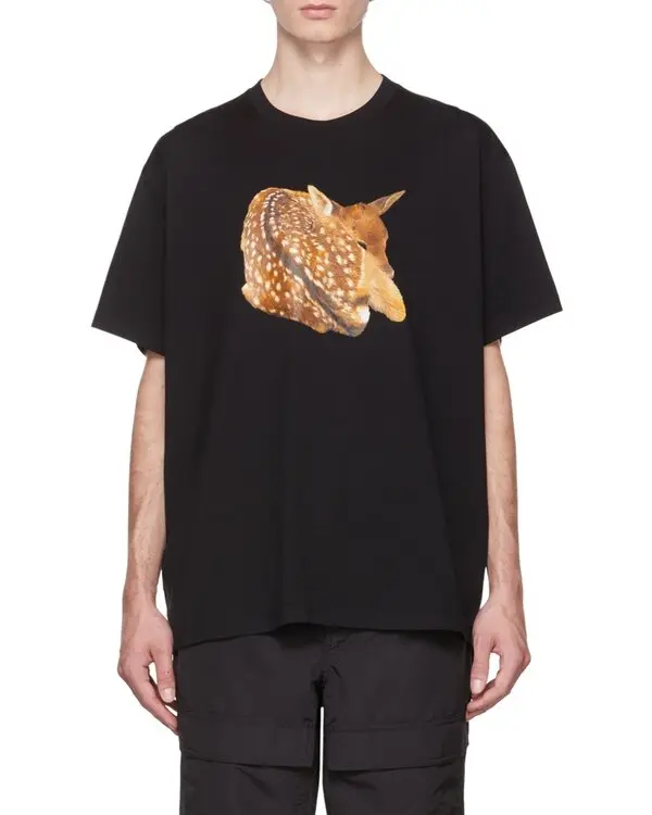Burberry Printed Crewneck T-shirt - Black