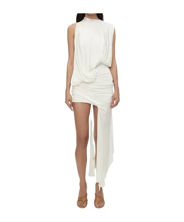 Christopher Esber Cumulus Draped Maxi Dress - White