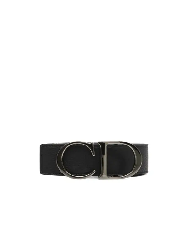 Dior Cd Logo Belt - Black