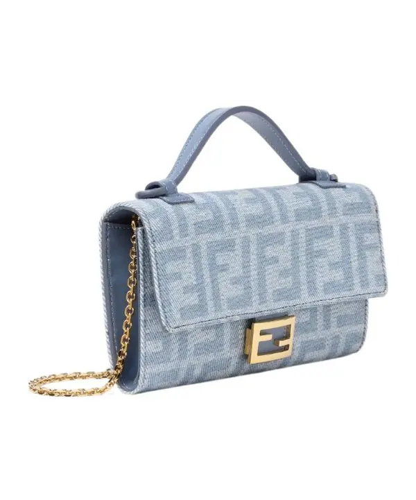 Fendi Baguette Chained Continental Wallet